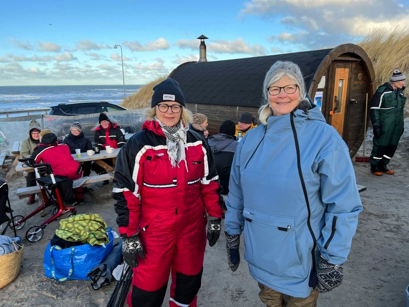 Inger og Dorrit er de varme kvinder bag succesen med Vinterbader Event ...